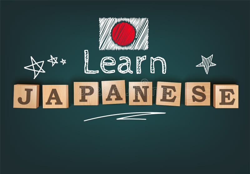 Learn Japanese at Course, Social Media Design Stock Vector ... Learn Japanese at Course, Social Media Design Stock Vector ...