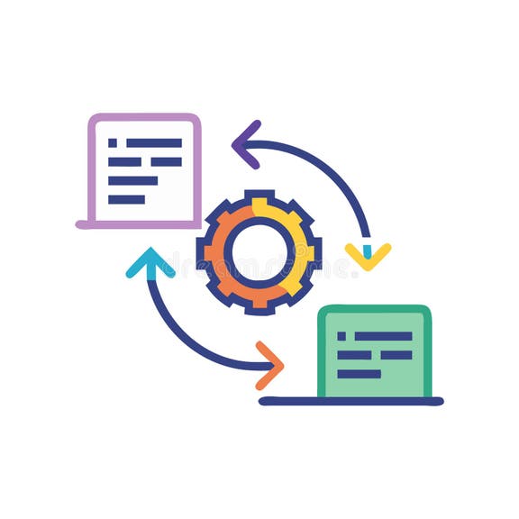 Key Principles of Agile Development Explained Stock Illustration ...
