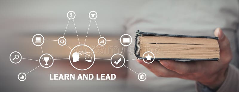 Learn and Lead. Business Concept Stock Photo - Image of improvement ...