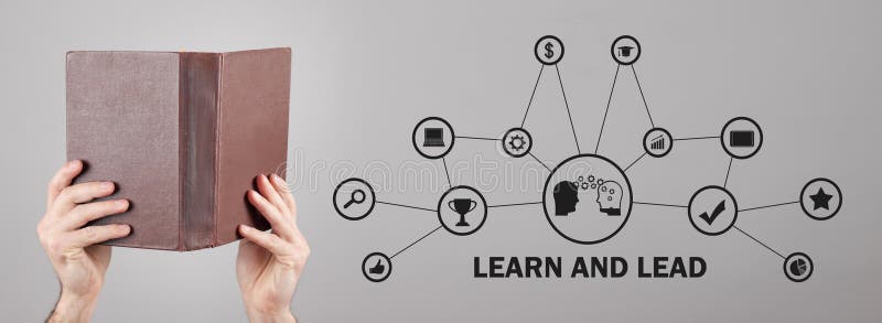 Learn and Lead. Business Concept Stock Image - Image of career, coach ...