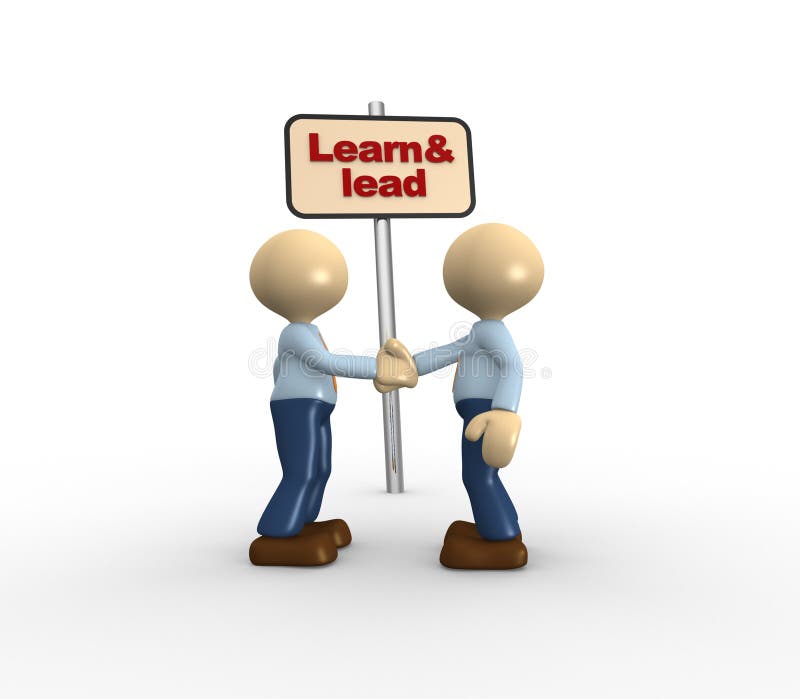 Learn & Lead stock illustration. Illustration of conference - 20410637