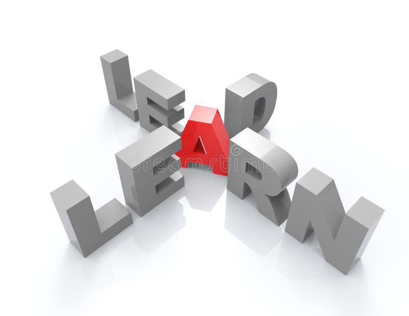 Learn lead stock illustration. Illustration of generated - 46480902