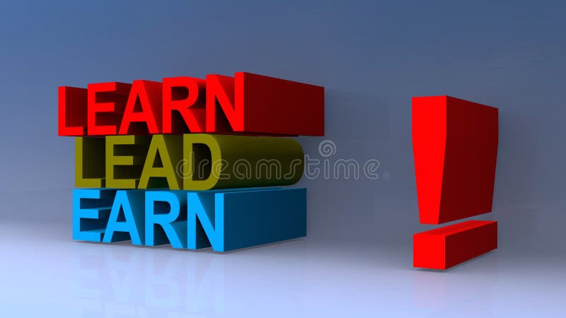 Learn-Lead Crossword stock image. Image of manager, coach - 24955625