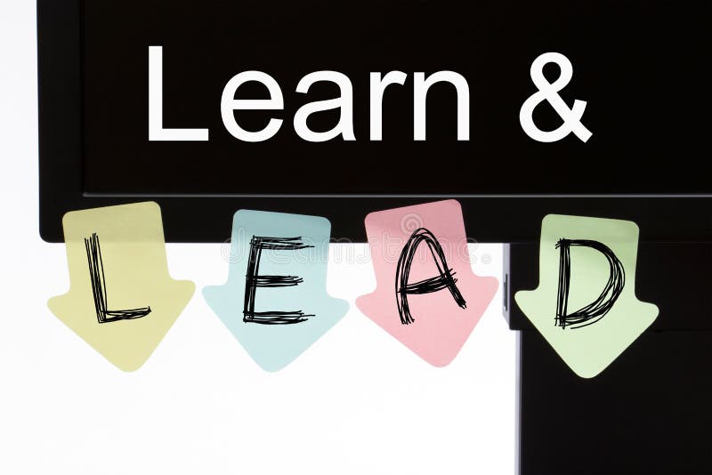 Learn And Lead Teamwork stock illustration. Illustration of balance ...