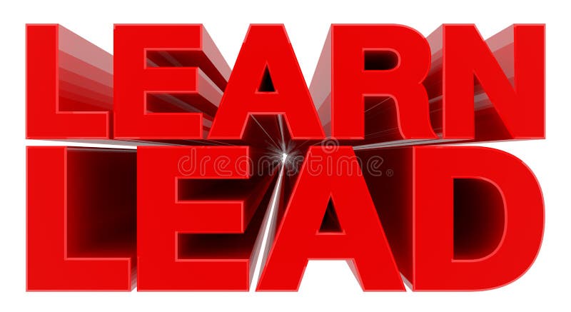 Learn and Lead concept stock illustration. Illustration of master ...