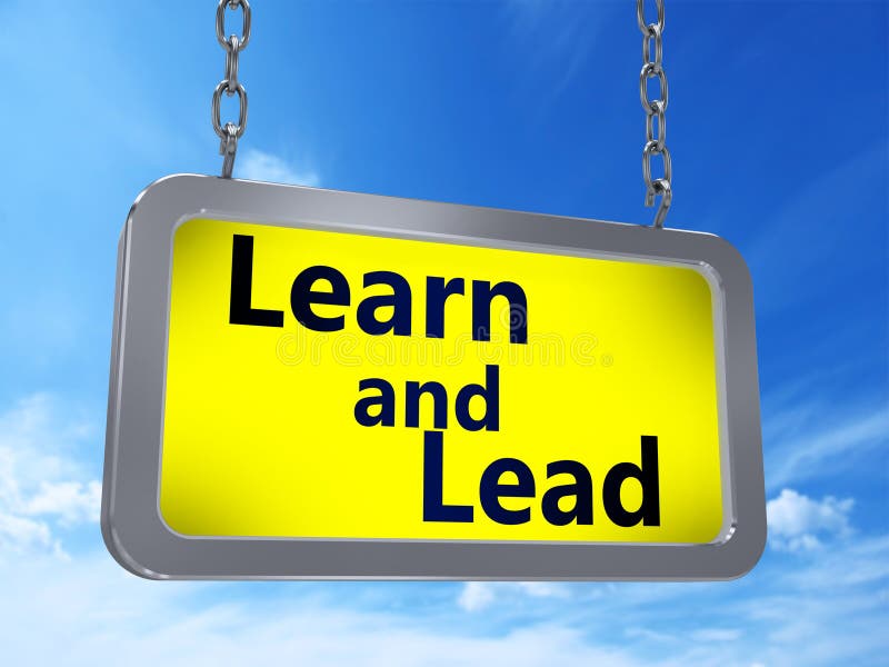 Learn and Lead Teamwork stock illustration. Illustration of creativity ...