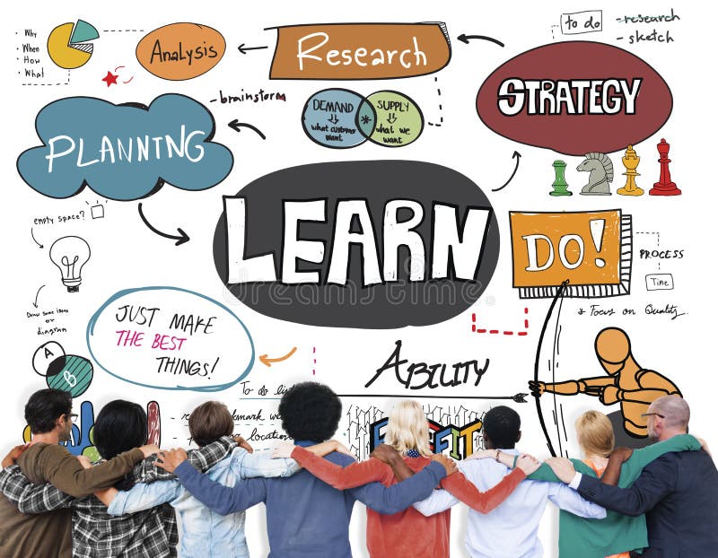 Learn Learning Education Knowledge Wisdom Studying Concept Stock Photo ...