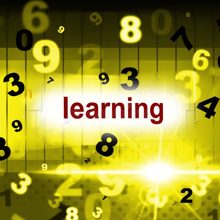 Learn Learning Represents School Develop and Educate Stock Illustration ...