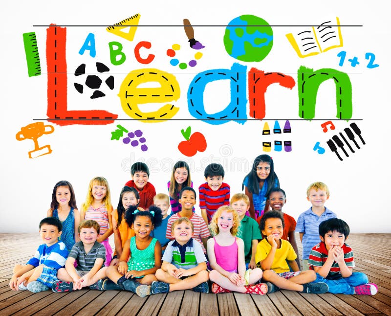 Learn Learning Study Knowledge School Child Concept Stock Illustration ...