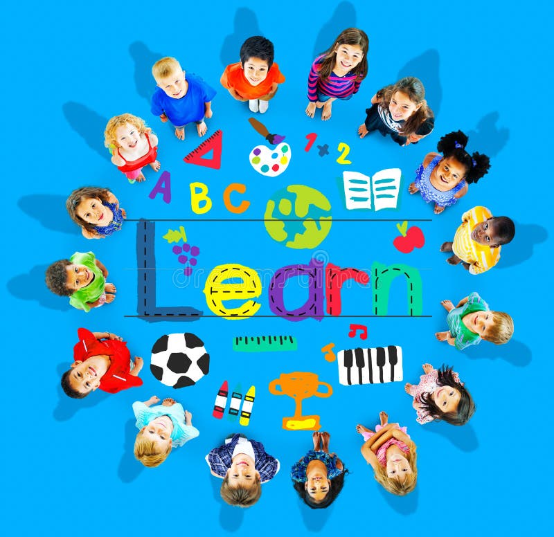 Learn Learning Study Knowledge School Child Concept Stock Illustration ...