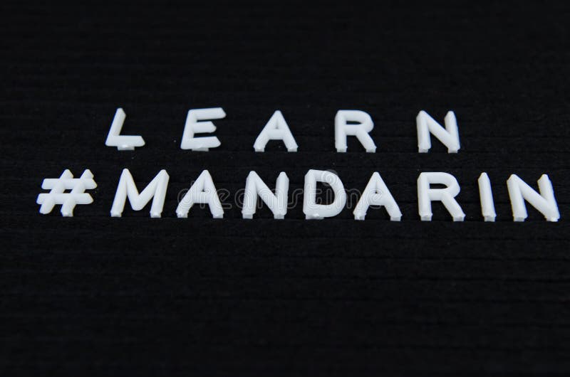 Learn Mandarin sign stock image. Image of teach, communication - 136439883