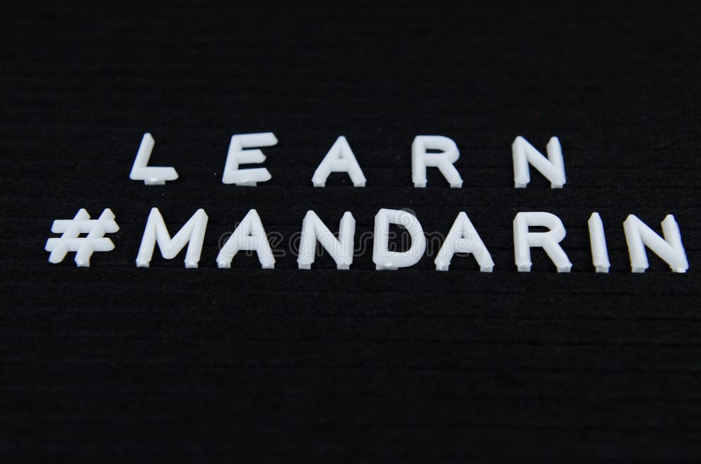 Learn Mandarin sign stock image. Image of teach, communication - 136439883