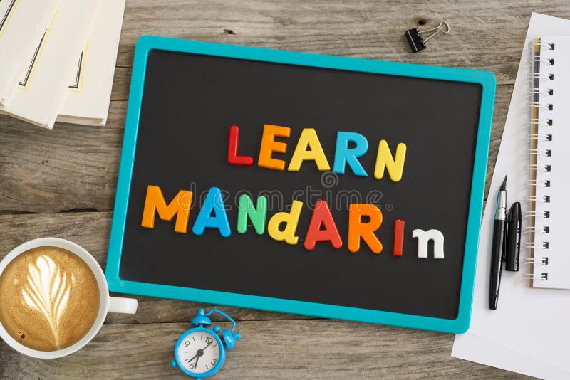 Learn Mandarin Written on Chalkboard with Plastic Letters, Educational ...