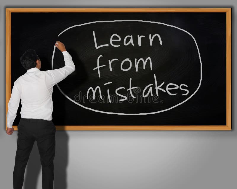 Learn from Mistakes Concept Stock Image - Image of knowledge, teaching ...