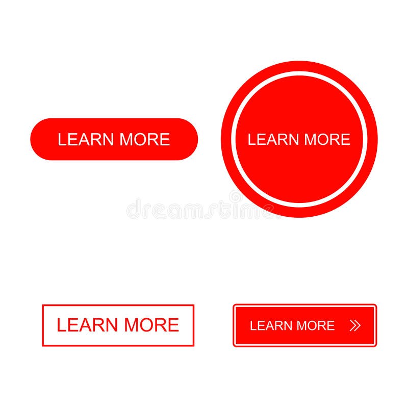 Learn more icon stock illustration. Illustration of flat - 340156632