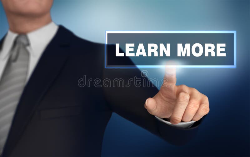 Learn More Pushing Concept 3d Illustration Stock Illustration ...