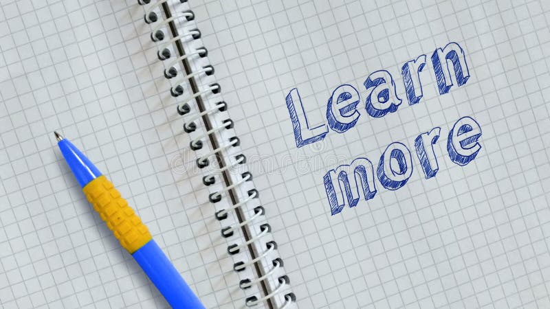 Learn More, Animated Typography Hologram Stock Footage - Video of ...