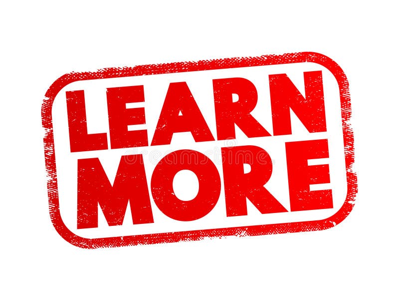 Learn More Text Stamp, Concept Background Stock Illustration ...