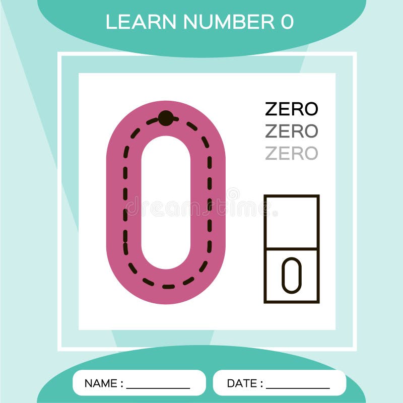 Learn Number 0. Zero . Children Educational Game. Kids Learning ...