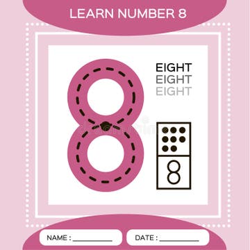 Hand Number 8 Eight Stock Illustrations – 860 Hand Number 8 Eight Stock ...