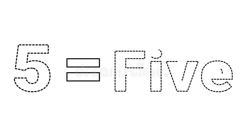 Learn Numbers 5 Learn To Write Numbers 1 To 9 with the Help of Dotted ...