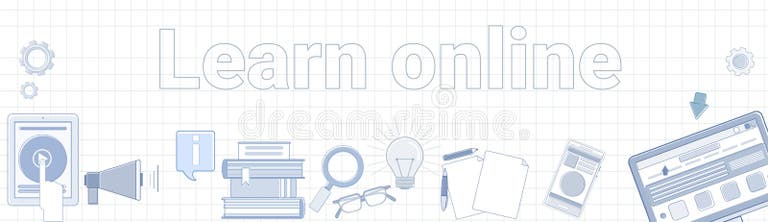 Elearning Icon Banner Stock Illustrations – 6,860 Elearning Icon Banner ...