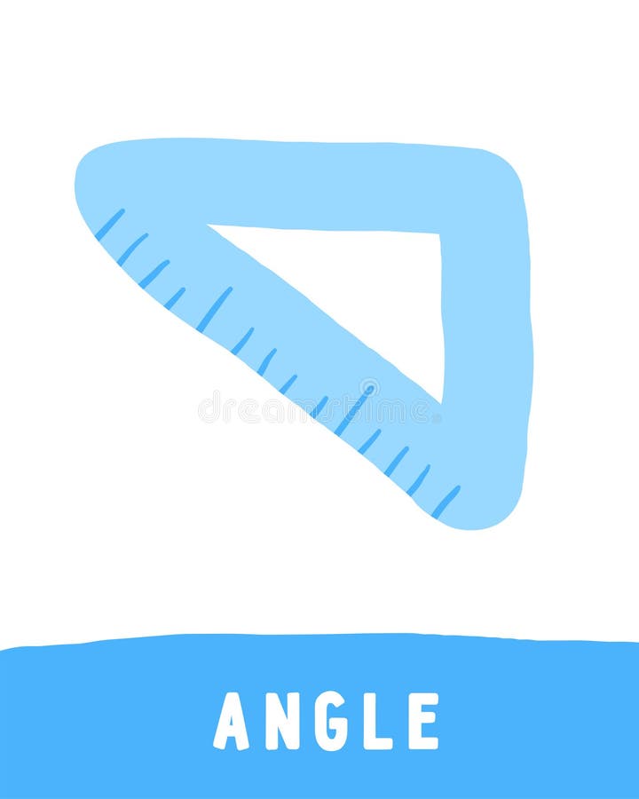 Learn Science Objects Flashcard for Kids Stock Vector - Illustration of ...