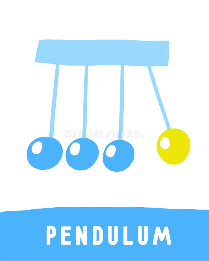 Learn Science Objects Flashcard for Kids Stock Vector - Illustration of ...