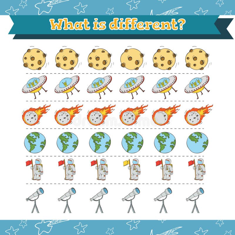 Learn Shapes and Geometric Figures. Which is Different Preschool or ...
