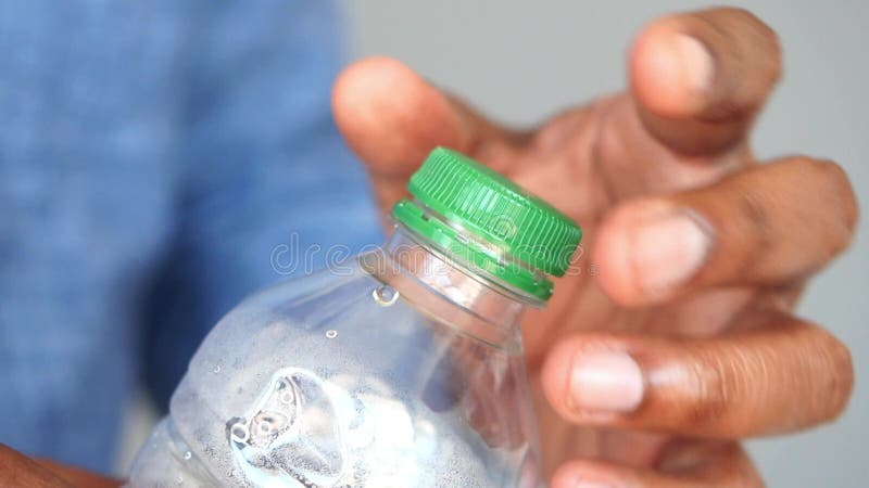 How To Easily Open a Tough Plastic Bottle Cap Stock Video - Video of ...