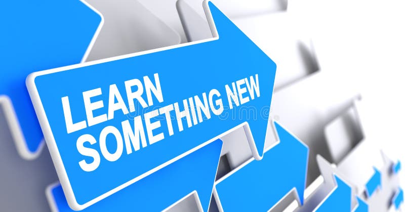 Learn Something New Everyday Stock Illustration - Illustration of ...