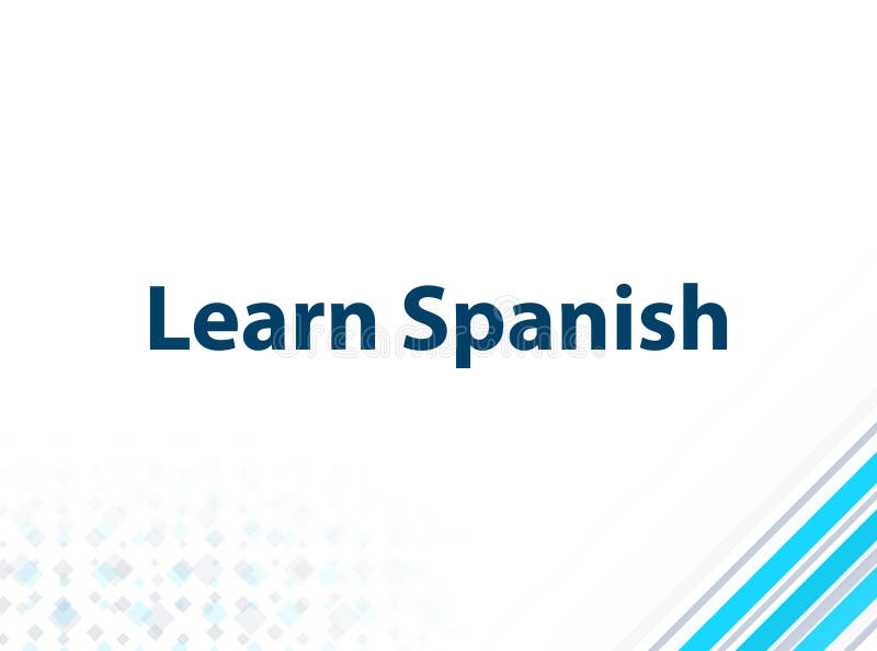 Learn Spanish Magical Glassy Sunburst Blue Button Sky Blue Background ...