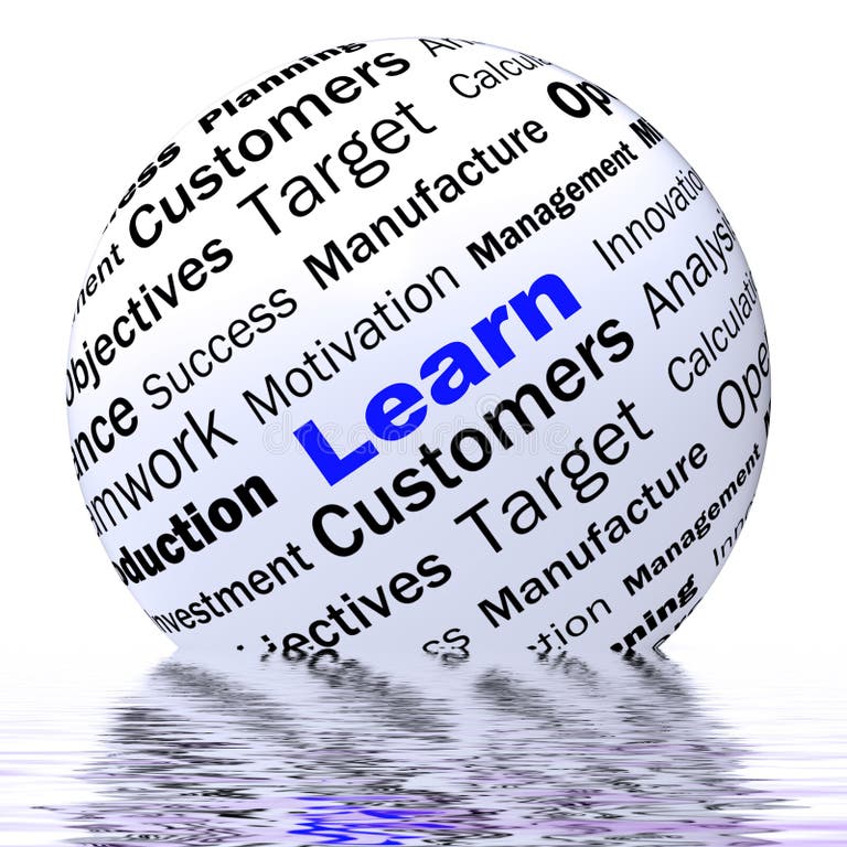 Learn Sphere Definition Displays School Education and Teaching Stock ...