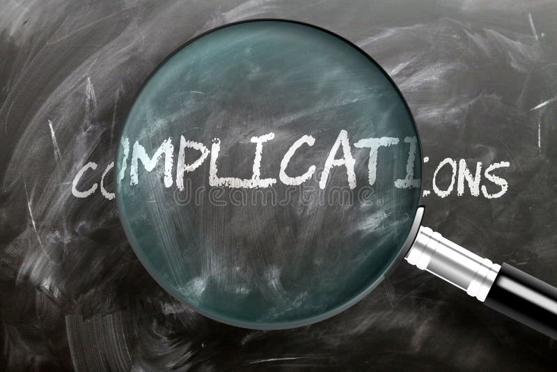 Learn, Study and Inspect Complications - Pictured As a Magnifying Glass ...