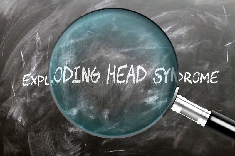 Learn, Study and Inspect Exploding Head Syndrome Stock Illustration ...