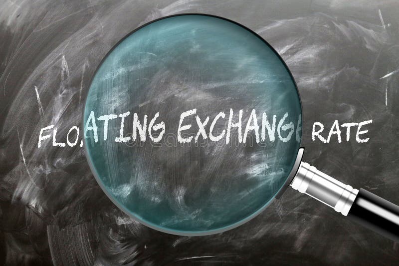 Learn, Study and Inspect Floating Exchange Rate Stock Image - Image of ...