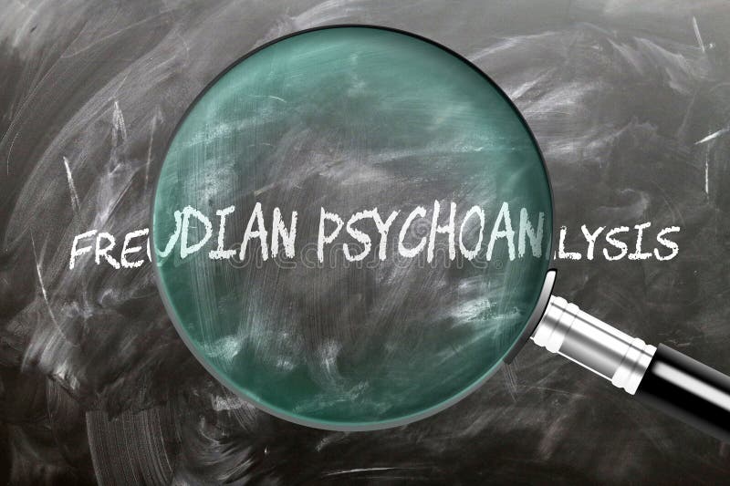 Learn, Study and Inspect Freudian Psychoanalysis Stock Photo - Image of ...