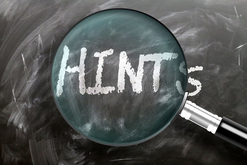 Learn, Study and Inspect Hints - Pictured As a Magnifying Glass ...