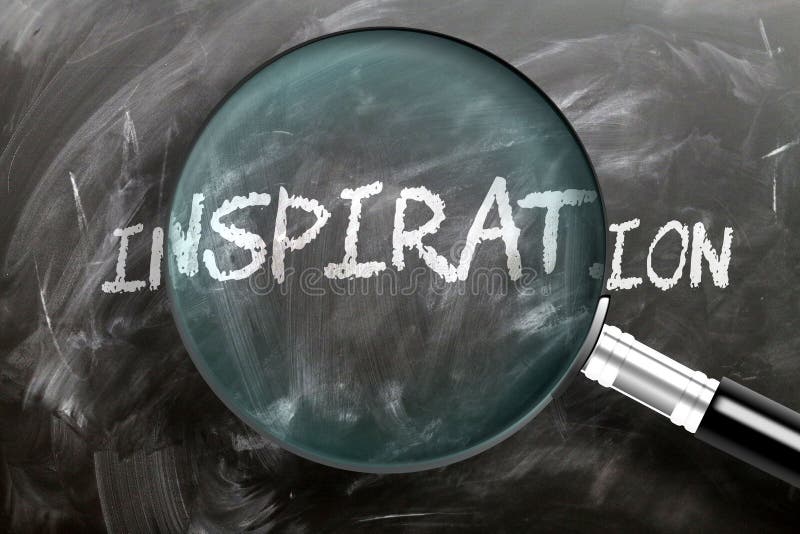 Learn, Study and Inspect Inspiration - Pictured As a Magnifying Glass ...