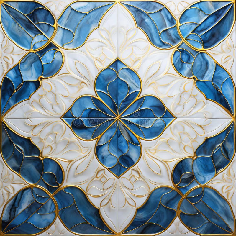 Learn To Create Stunning Tile Designs with Blue Accent Stock ...