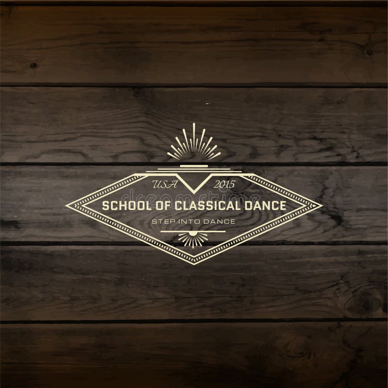 Dance Studio Badges Logos and Labels for Any Use Stock Illustration ...