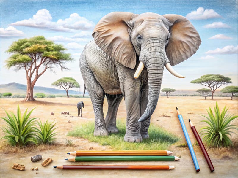 Learn To Draw an African Elephant a Comprehensive StepbyStep Guide for ...