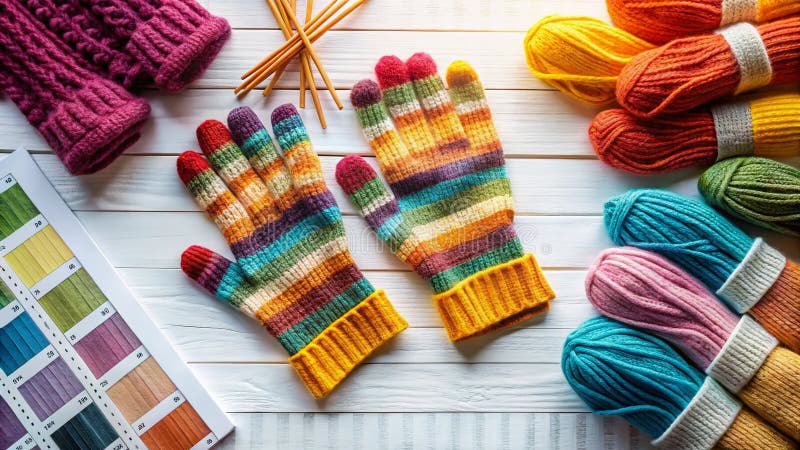 Learn To Knit Cozy Wool Gloves Comprehensive StepbyStep Instructions ...
