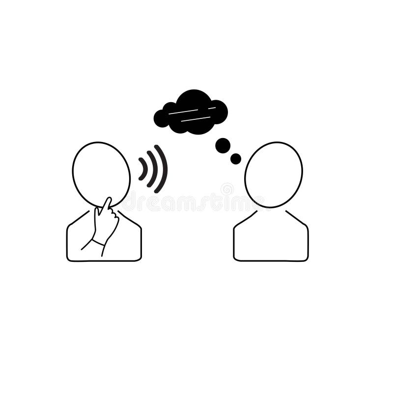Speaking and Listening Concept, Person Listening To Content in Speech ...