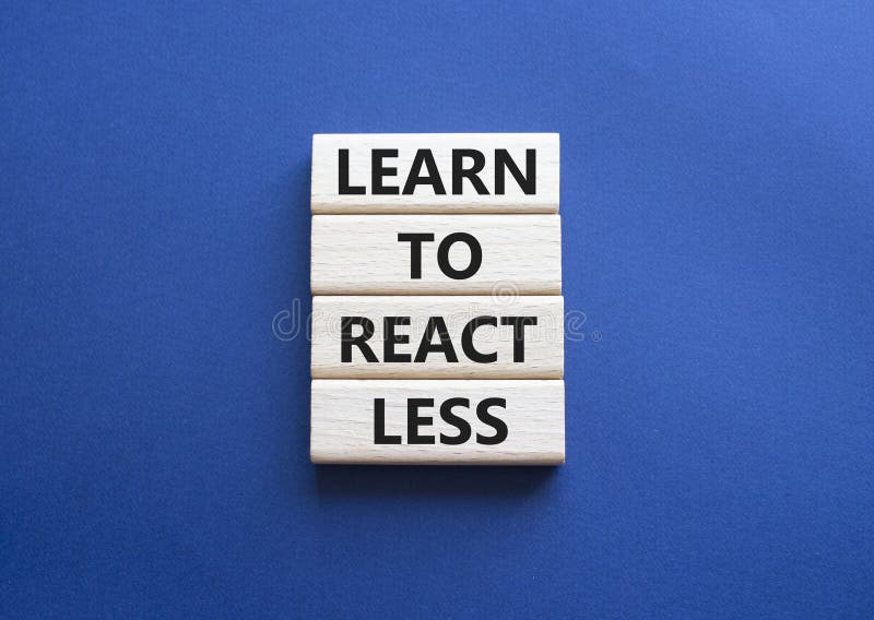 Learn React Symbol Wooden Blocks Words Beautiful Blue Background ...