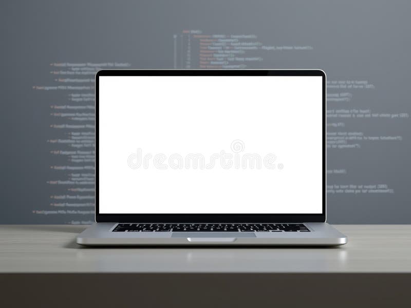 Htmlcss Laptop Mockup Overlay Video Tutorials Beginner Stock ...