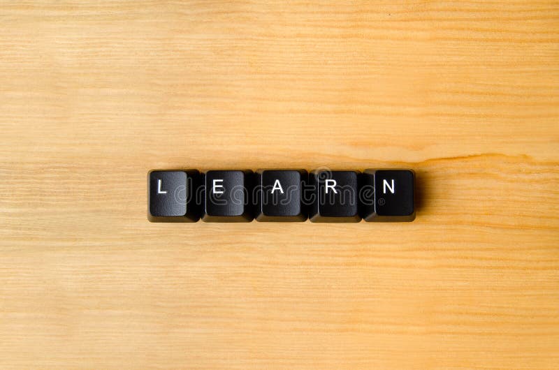 Learn word stock photo. Image of typo, keypad, tech, idea - 98417616