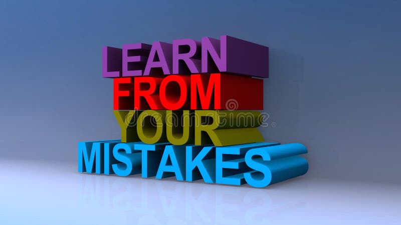 Learn from Mistakes Move Forward People Climbing Gears Stock ...