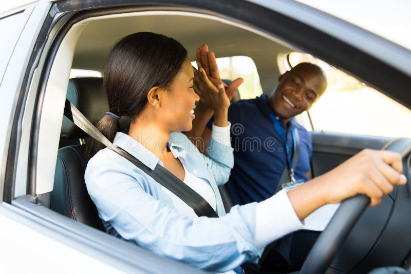 Confident learner driver stock image. Image of people - 28932357