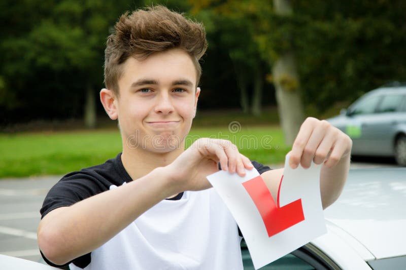 Teenage Girl Learning To Drive Stock Image - Image of driver, drive ...